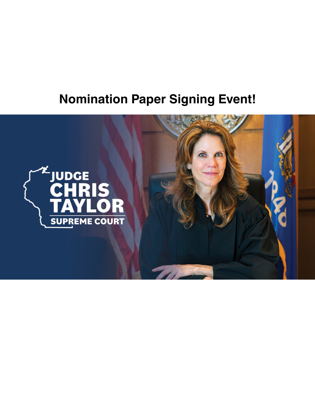 Dec. 13th – Nomination Paper Signing with Judge Chris Taylor – Kenosha ...